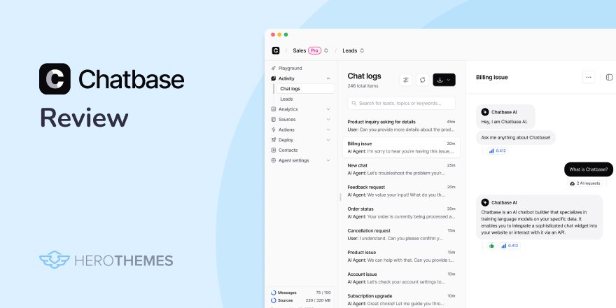 Avis Chatbase 2025 : Créez un agent IA pour le support client