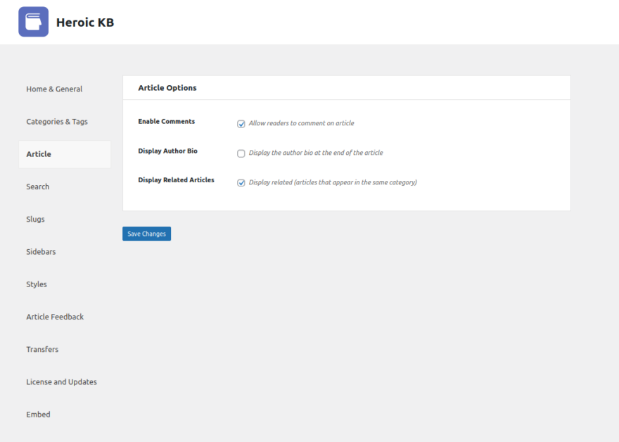 Heroic Knowledge Base Plugin Documentation - HeroThemes