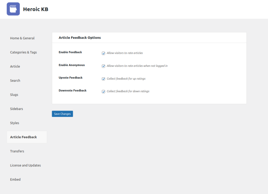 Heroic Knowledge Base Plugin Documentation - HeroThemes