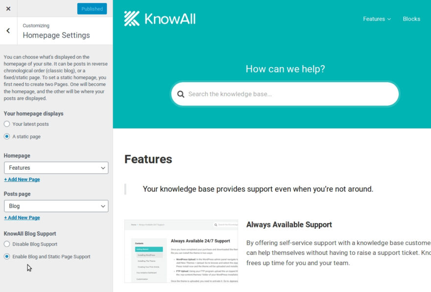 KnowAll WordPress Knowledge Base Theme Documentation