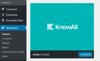 KnowAll WordPress Knowledge Base Theme Documentation