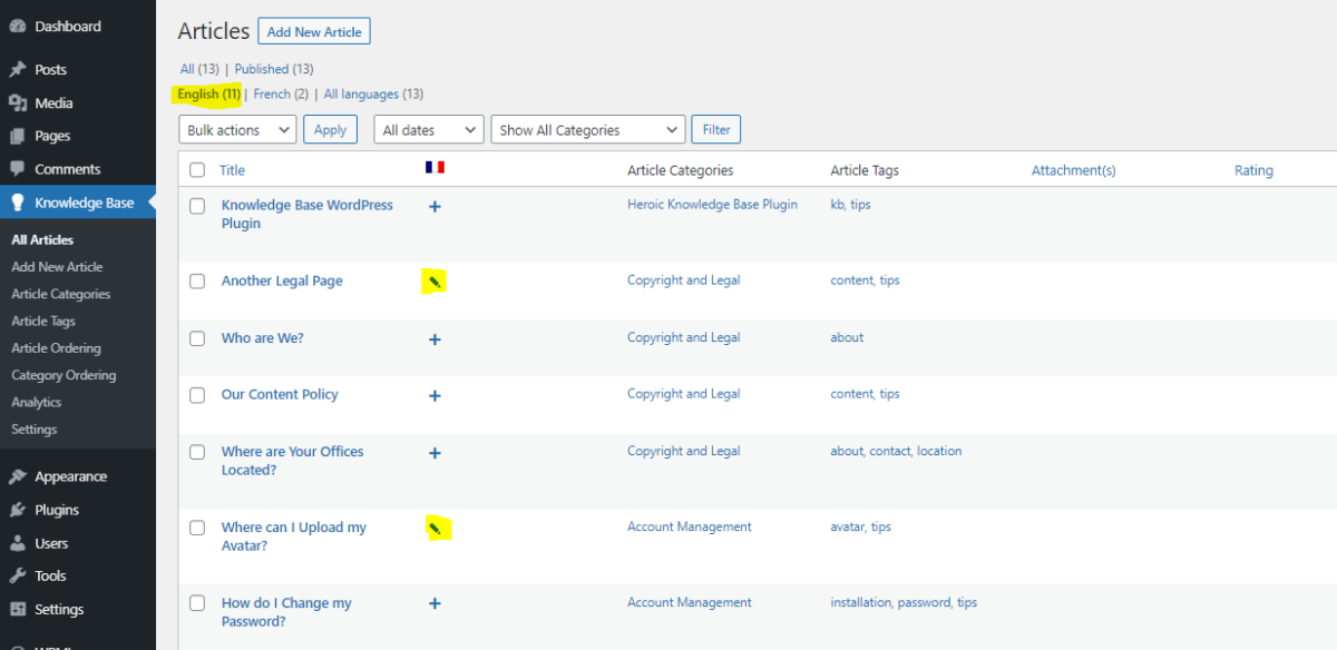 How To Create a Multilingual Knowledge Base With WordPress
