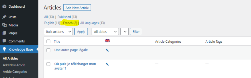 How To Create a Multilingual Knowledge Base With WordPress