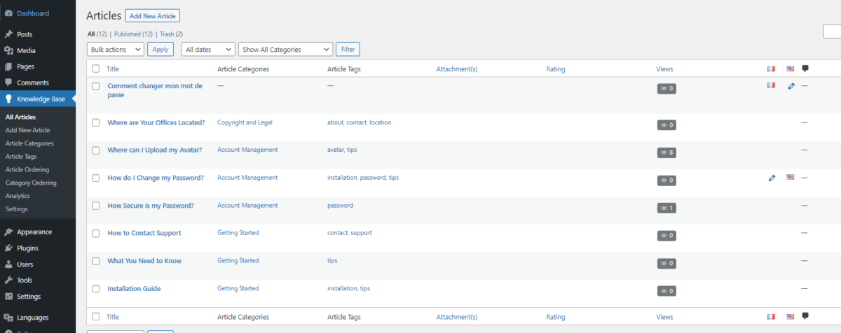 How To Create a Multilingual Knowledge Base With WordPress