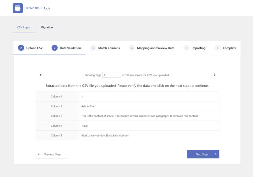 [New] Heroic KB CSV Importer & Migration Tools